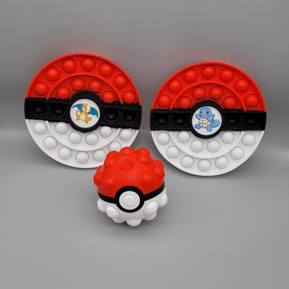 Toys | Pokemon Fidget Pop Bundle Charizard Squirtle Bubble Popper ...